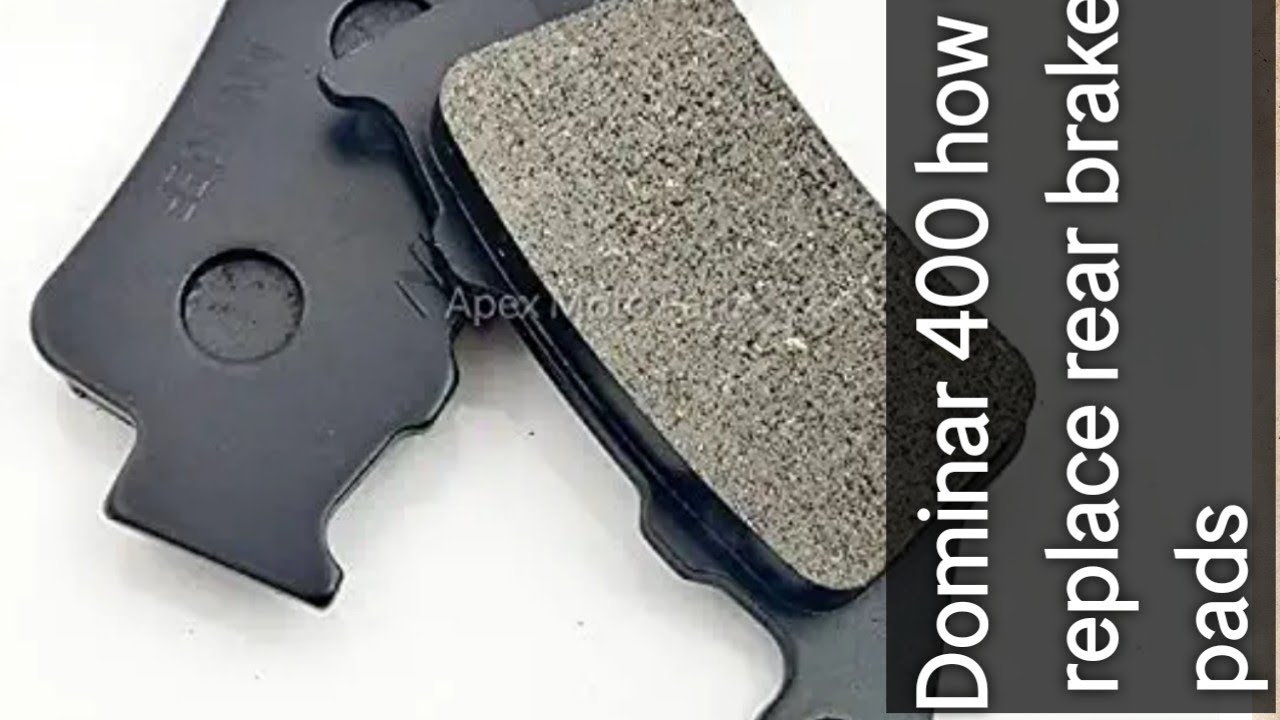Bajaj Dominar 400 brake pad replacing - YouTube