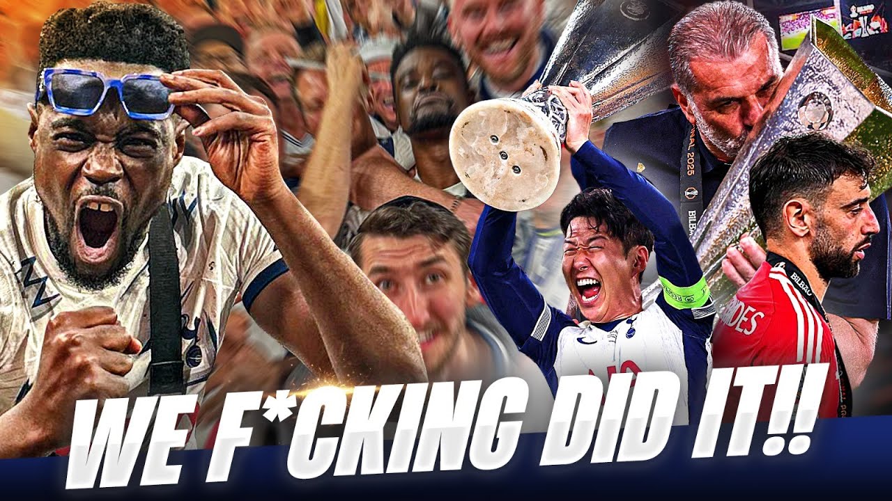 THE MOMENT SPURS WON THE EUROPA LEAGUE FINAL! Tottenham 1-0 Man United ...