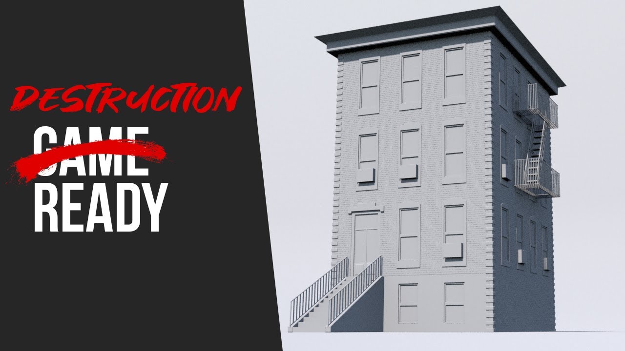 PROCEDURAL DESTRUCTIBLE BUILDING - YouTube