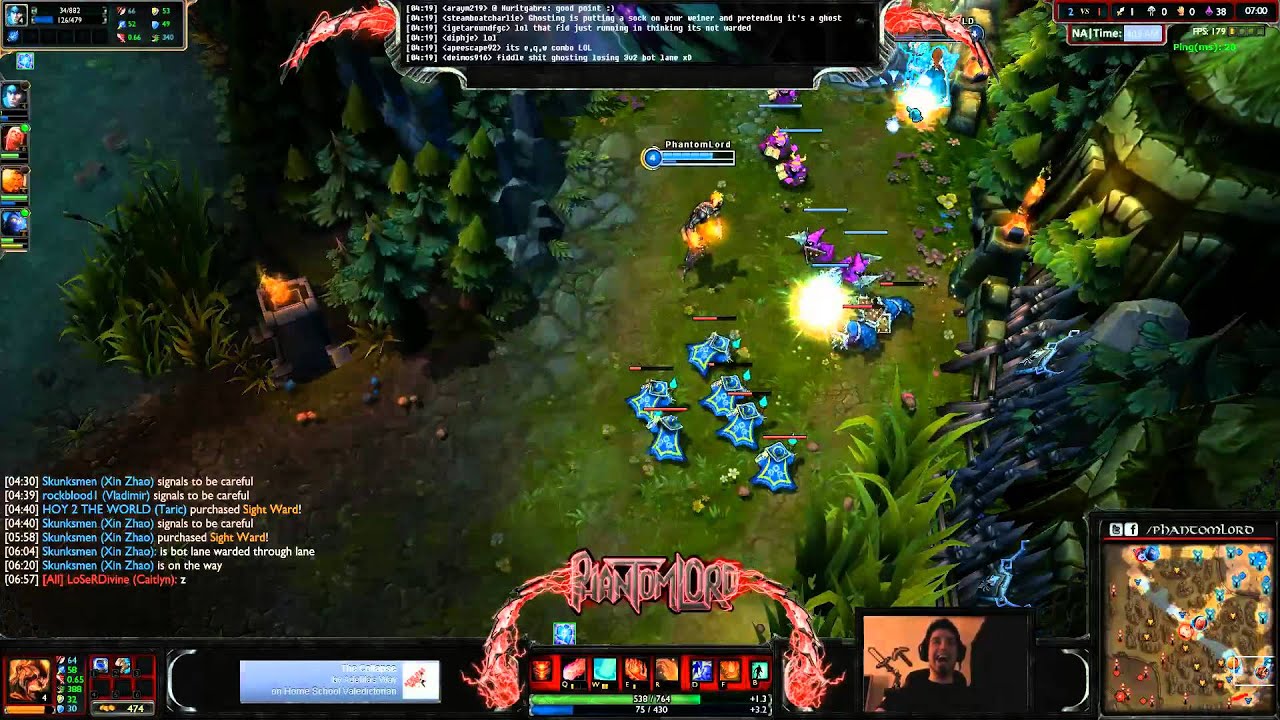 League of Legends - Chaox Died to minions as Taric Support - YouTube