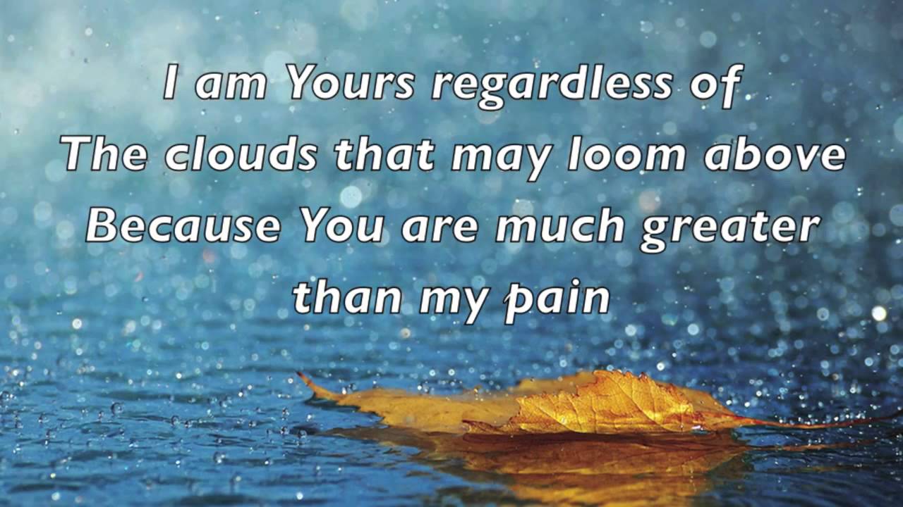 MercyMe Bring the Rain with lyrics - YouTube