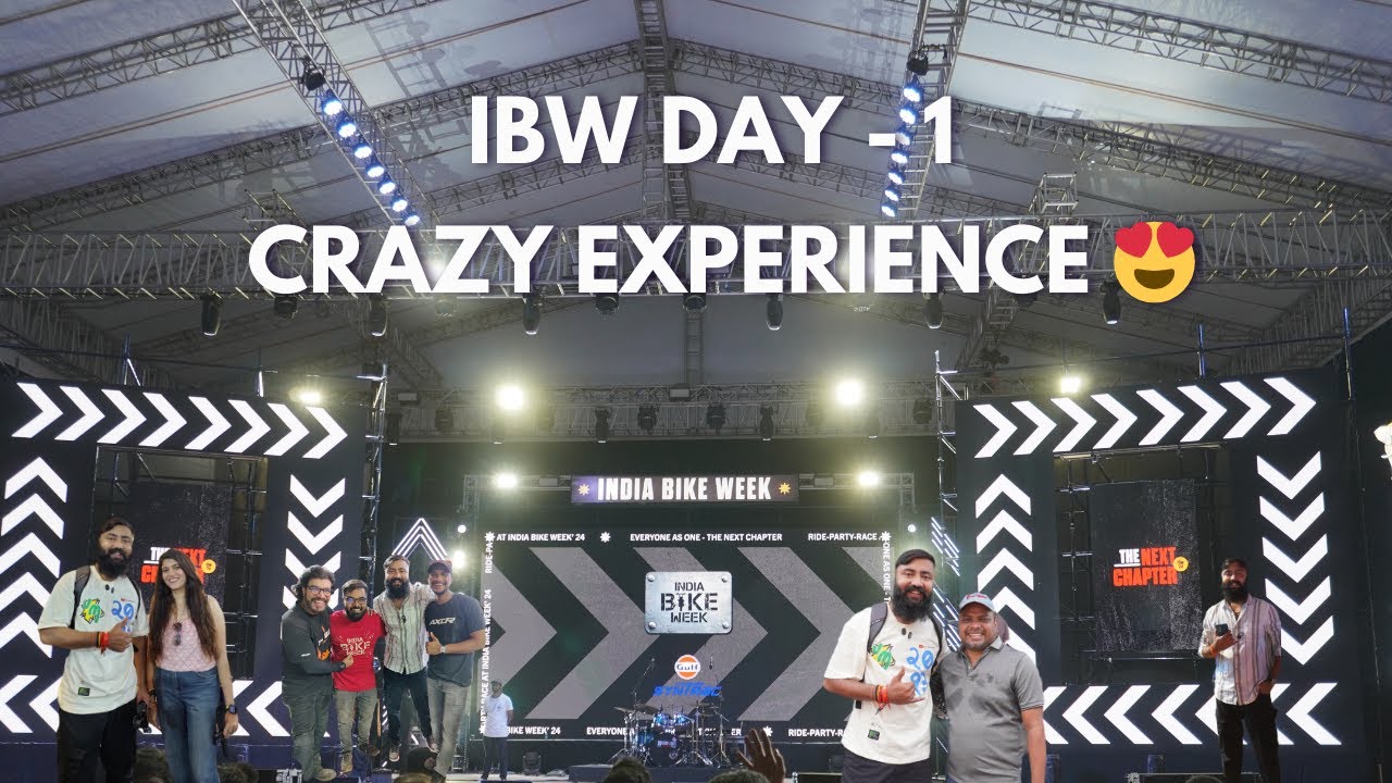 Crazy Experience at India Bike Week 2024 Day -1 | IBW Goa | 1000 ...