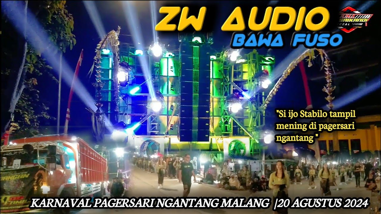 ZW AUDIO FUSO PAGERSARI NGANTANG #zwaudio #karnaval #ngantang - YouTube