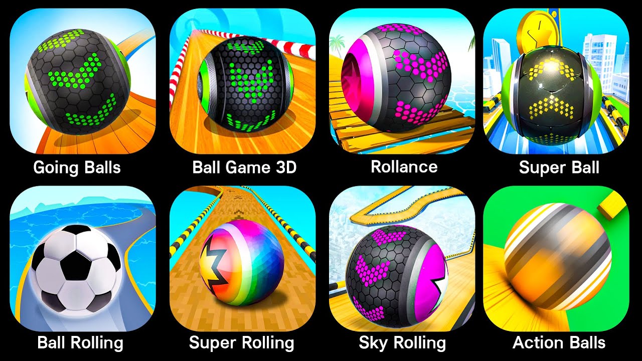 Going Balls, Action Balls, Ball Game 3D, Rollance, GyroSphere Trials ...