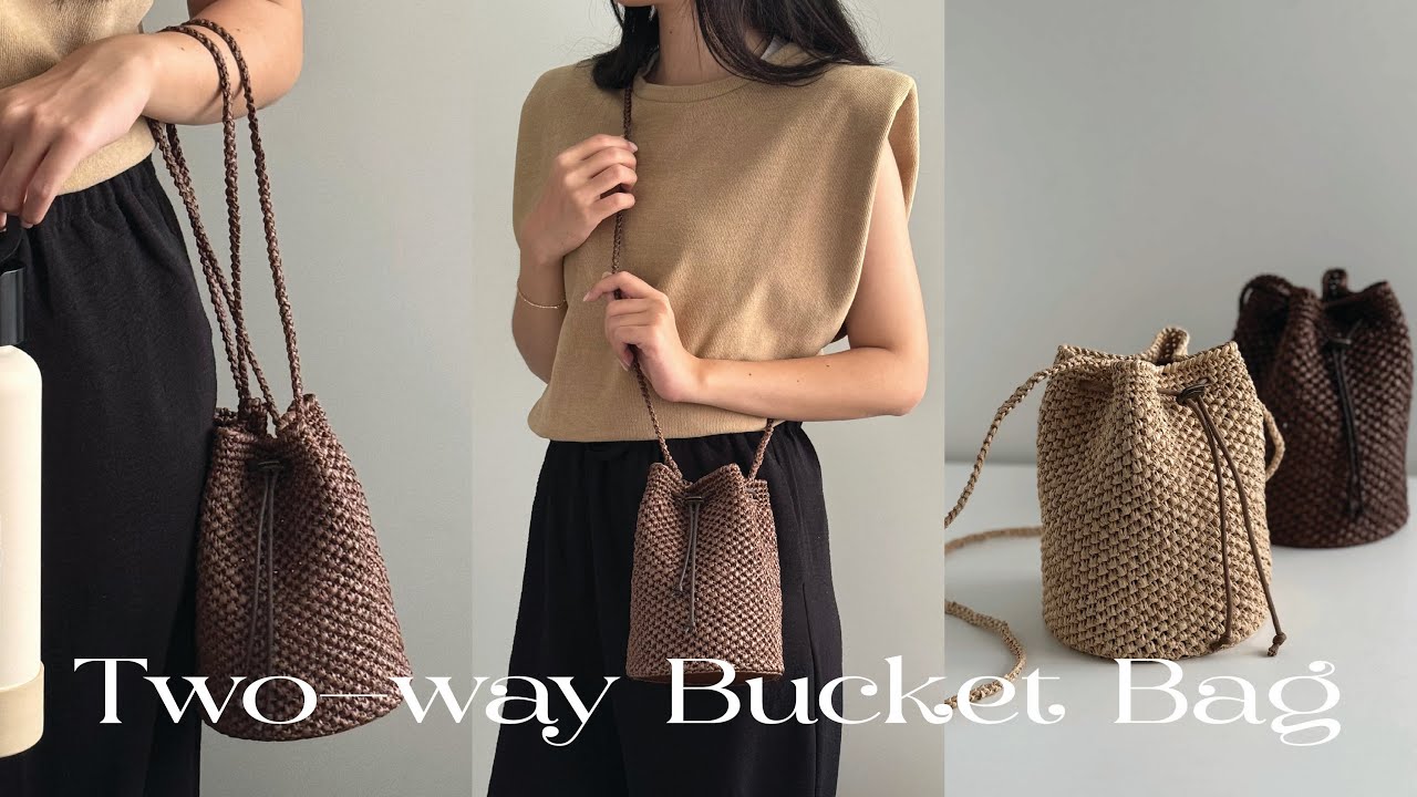 Two-way Bucket Bag Tutorial | da-Mira - YouTube