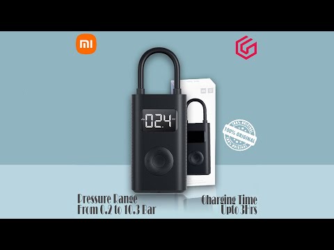 Mi Portable Electric Inflation Pump - Air Compressor - Black - Model MJCQB01QJ