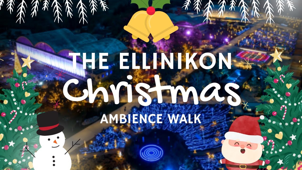 The Ellinikon Experience Park Christmas Lights in Athens, Greece - YouTube
