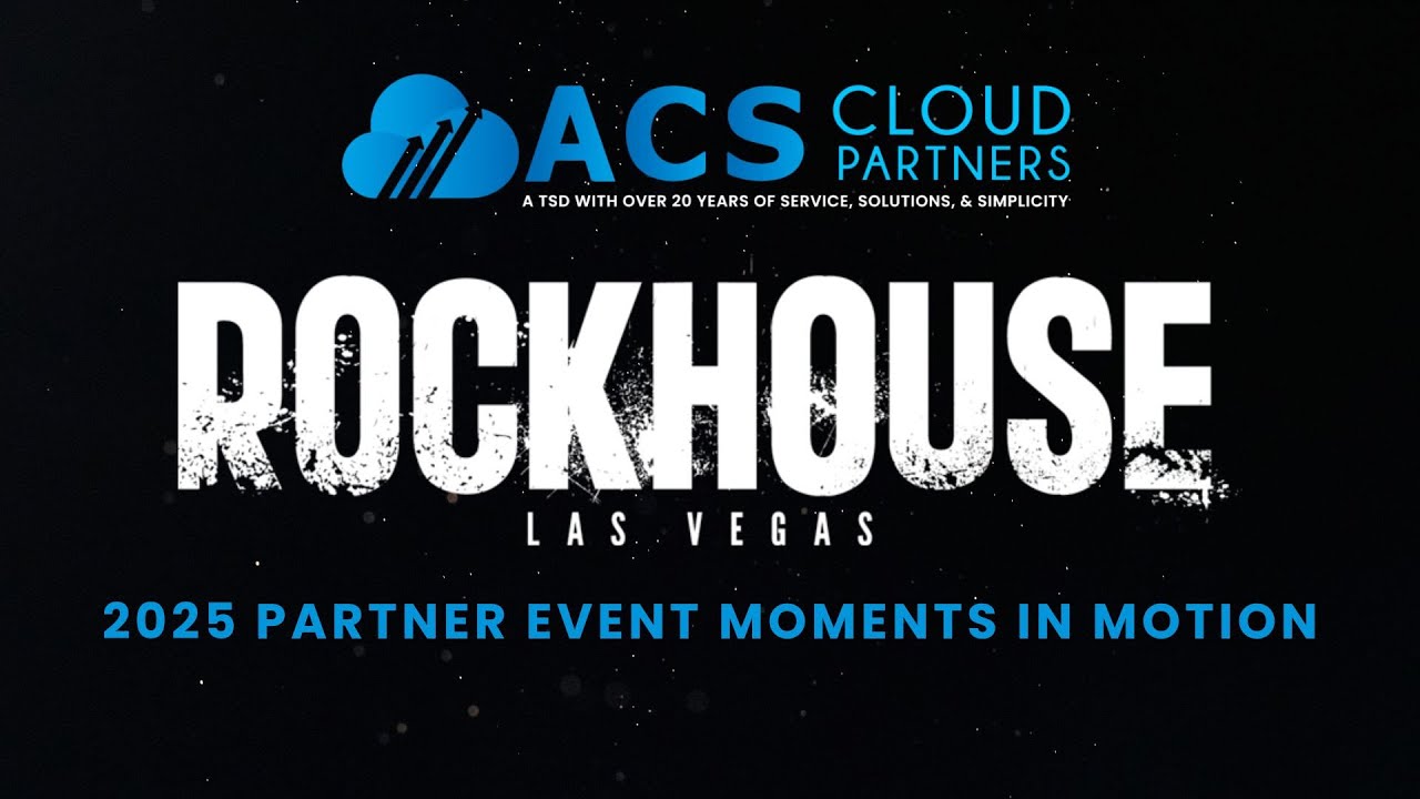 ACS Cloud Partners Rockhouse 2025 Partner Event - YouTube