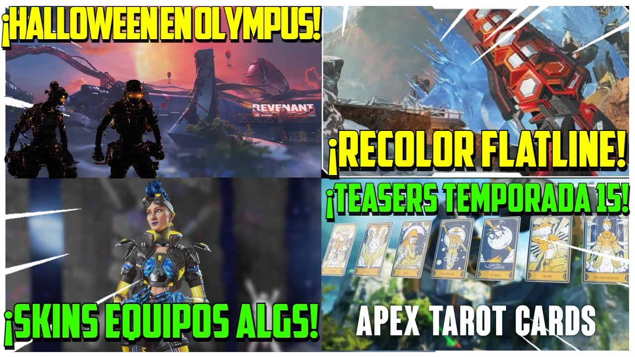 ¡NUEVO MAPA, EVENTO HALLOWEEN, TEASERS, NUEVA ARMA, RECOLOR FLATLINE ...