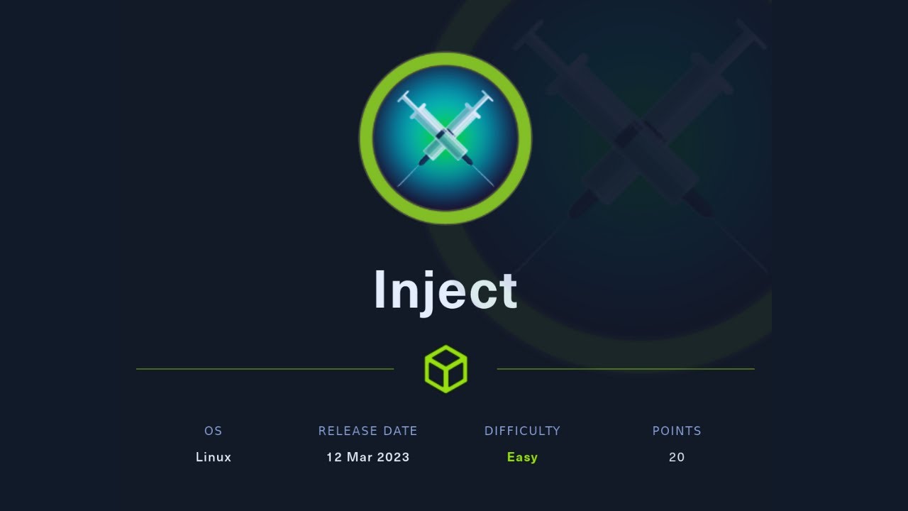Inject HTB Walkthrough | Solution | Hack The Box - YouTube