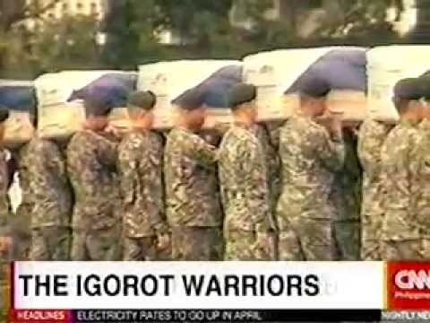 THE IGOROT WARRIORS, ONE OF A FALLEN 44 SAF TROOPERS CNN PHIL ...