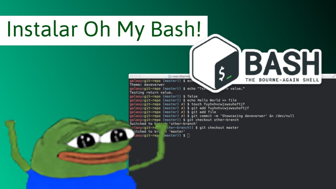 Instalar Oh My Bash! - YouTube