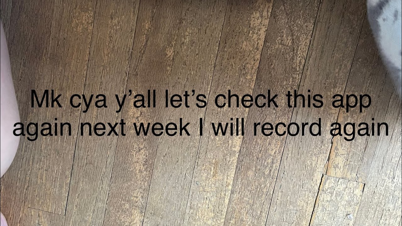 Let’s check it again next week - YouTube