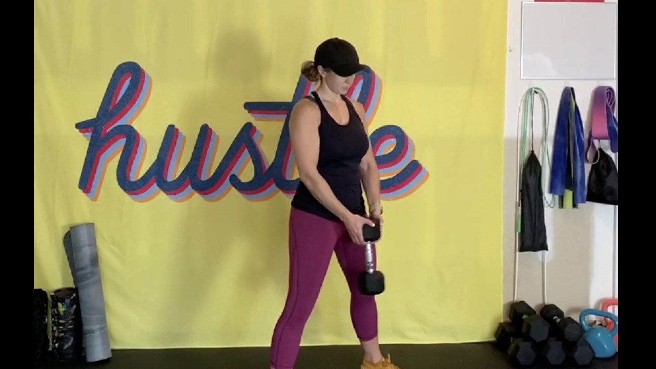 Dumbbell Overhead Swing - YouTube