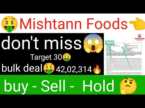 Mishtann Foods share latest update Mishtann Foods stock latest news ...