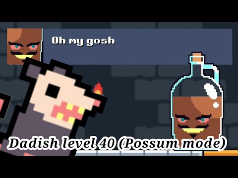 World 4 level 40 Dadish + ending (Possum mode) - YouTube