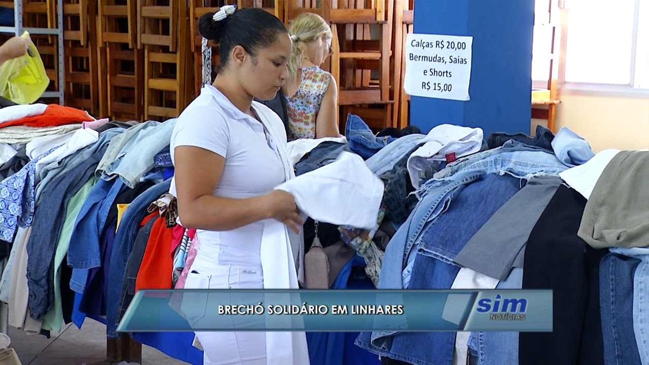 3º Brechó Solidário em Linhares - YouTube
