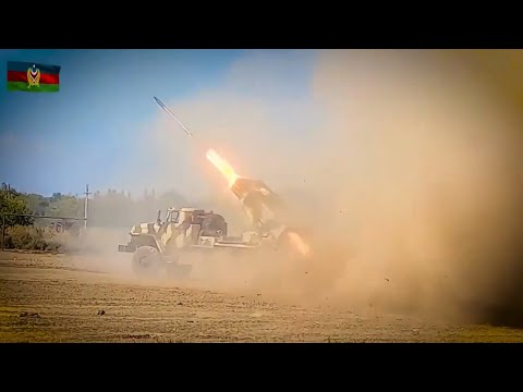 Azerbaycan Ordusu Karabağ'da İşgalci Ermeni Mevzilerini Ağır Şekilde Vuruyor!