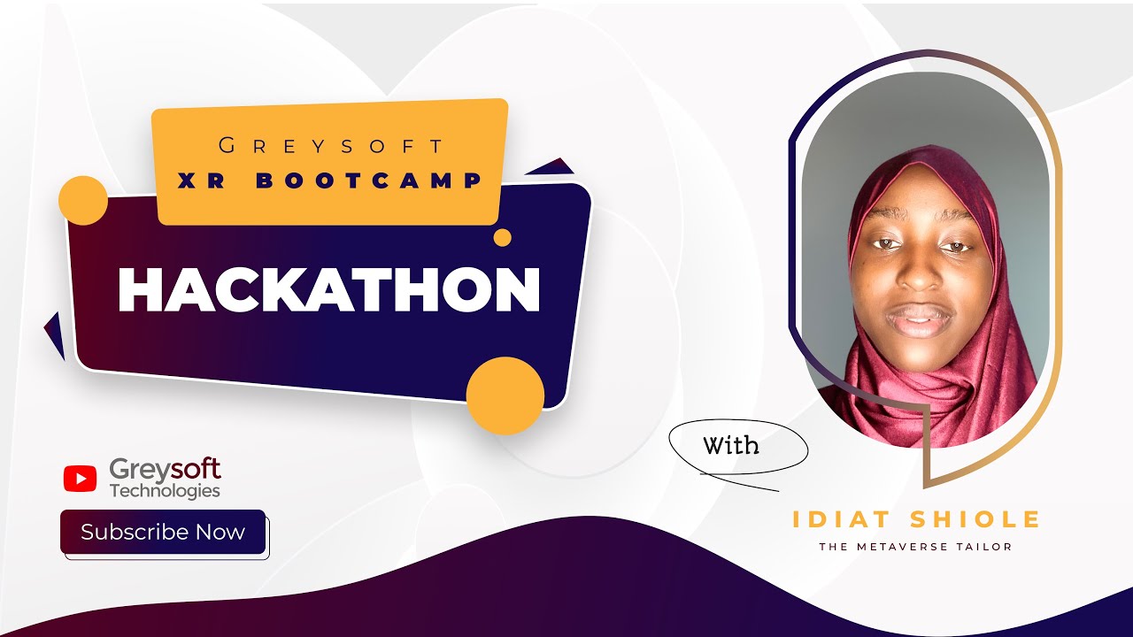 XR bootcamp / Hackathon with Idiat shiole the #metaverse tailor - YouTube