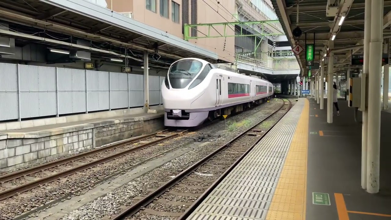 【4K】E657系 回送電車発車 仙台駅 - YouTube