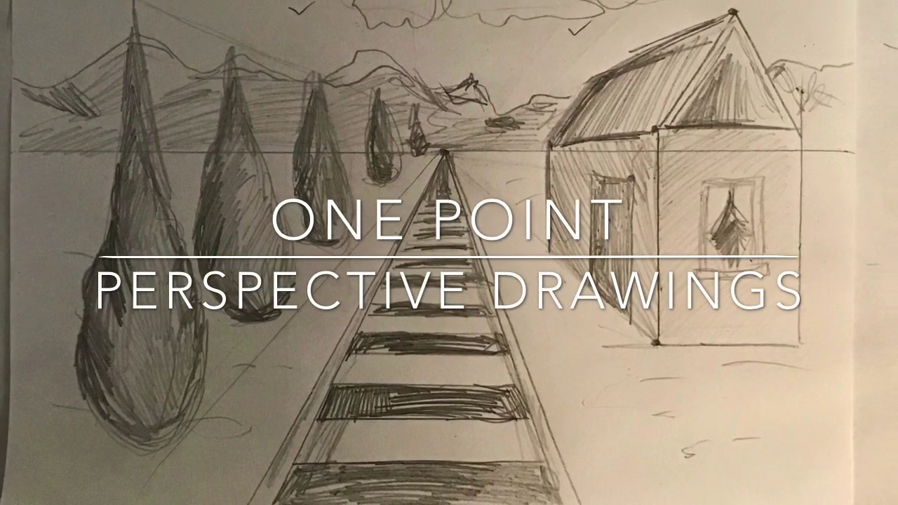 One Point Perspective Landscape - YouTube