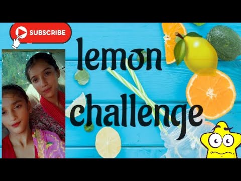 vlog:2 🍋 lemon challenge with my younger sister 😂. #vlogs #fun - YouTube