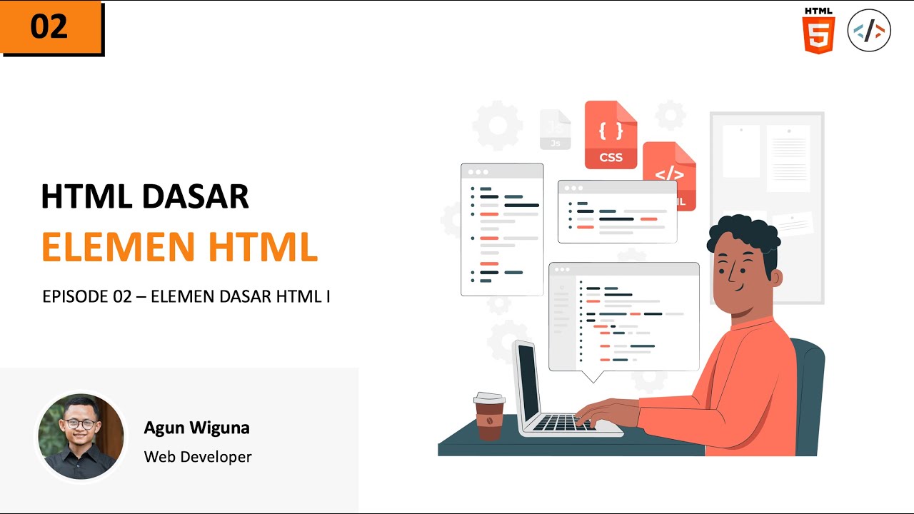 Dasar HTML 2 - Elemen Dasar HTML I - YouTube