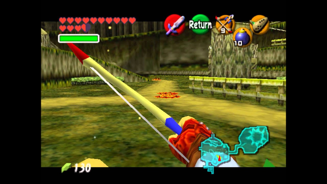 Zelda OOT - Fixed Beta Arrow Trap - YouTube
