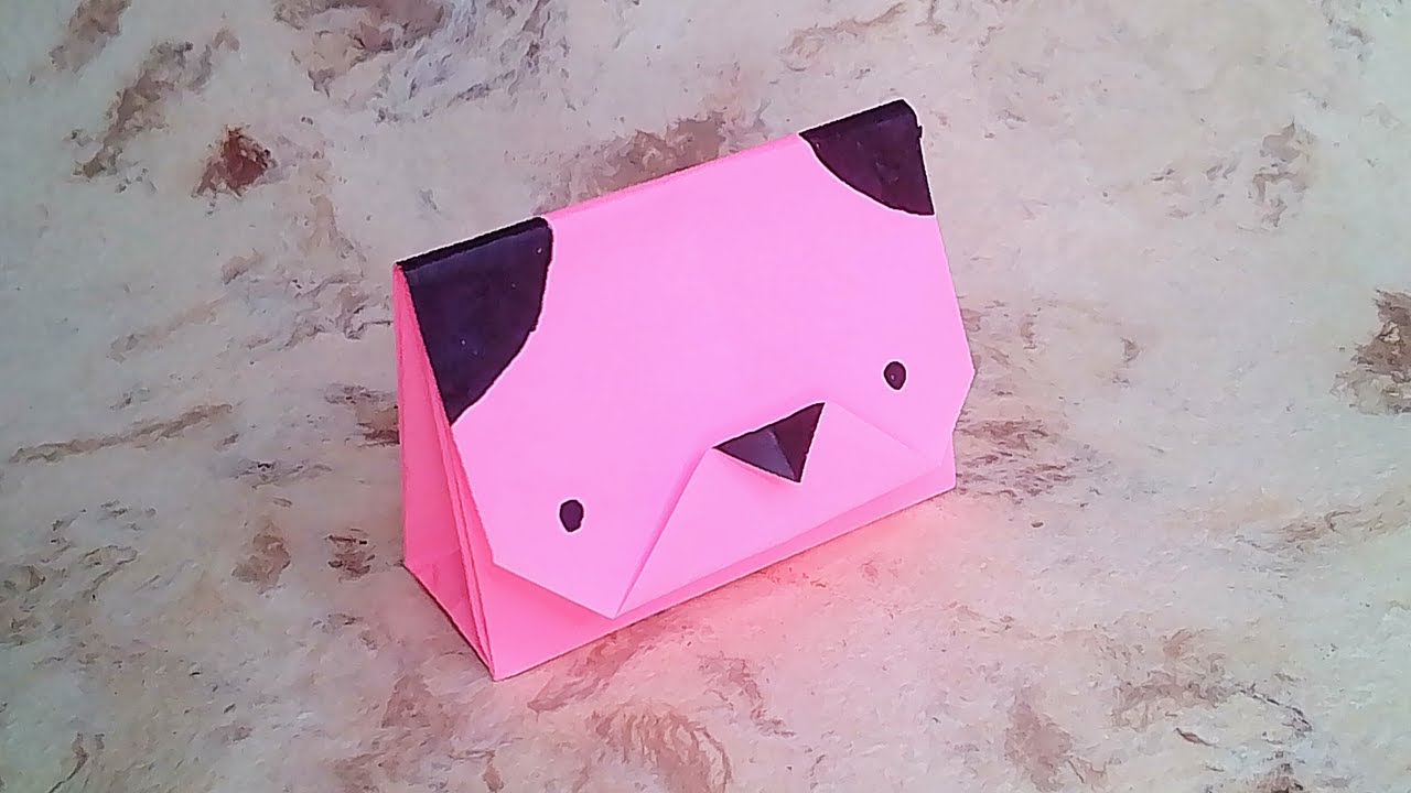 Cómo hacer un MONEDERO de papel FÁCIL | Origami PASO A PASO - YouTube