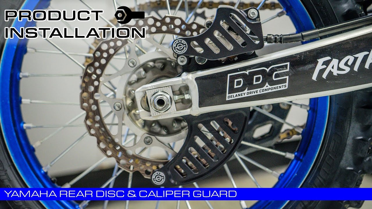BULLET PROOF DESIGNS- Yamaha Rear Disc Guard Installation - YouTube