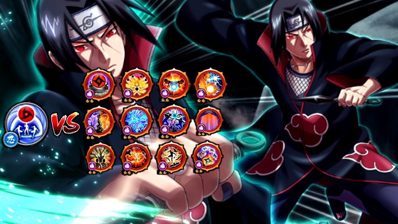 Akatsuki Itachi Shrike: Shadow Clones VS EX Ultimate Jutsu │ NxB NV ...