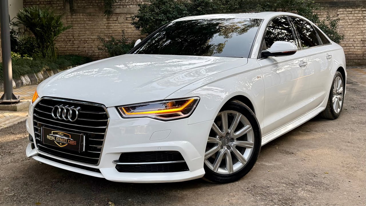 Audi A6 Matrix S-Line White Colour Diesel @RoyalStreetCars - YouTube