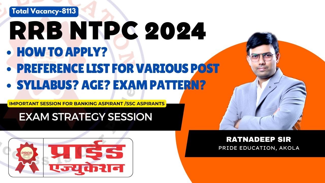 RRB NTPC 2024 - Complete Notification Analysis | Railway Jobs - YouTube