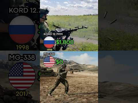 Kord 12.7mm 🇷🇺 vs MG338 🇺🇸 – Cost Per Shot Heavy Machine Gun Showdown 💥