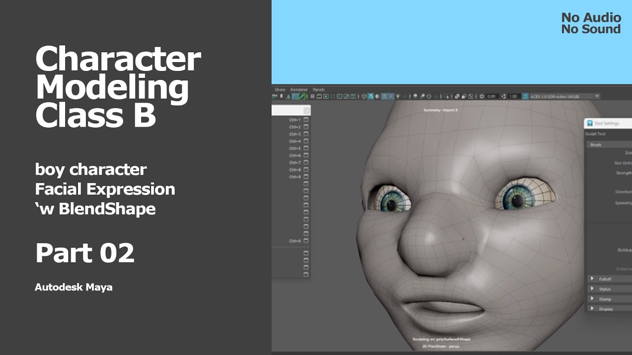 Character Modeling cB - Facial Expression pt02 - YouTube