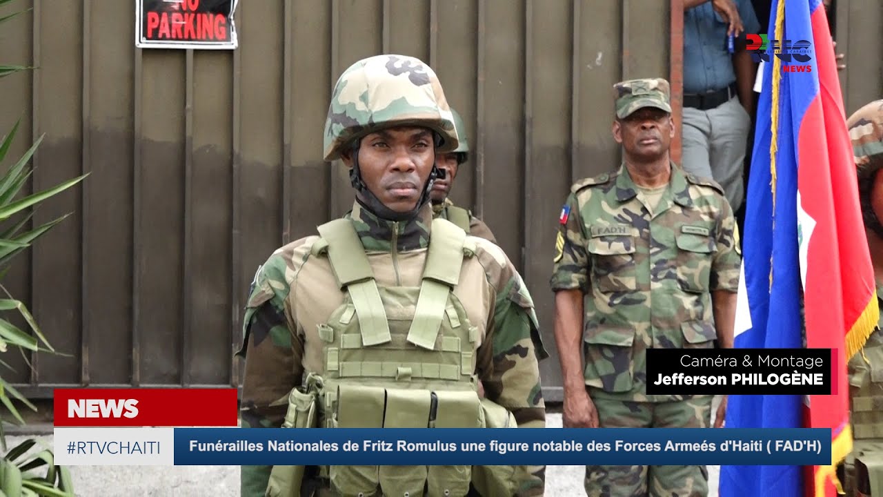 Funérailles Nationales de Fritz Romulus une figure notable des Forces ...