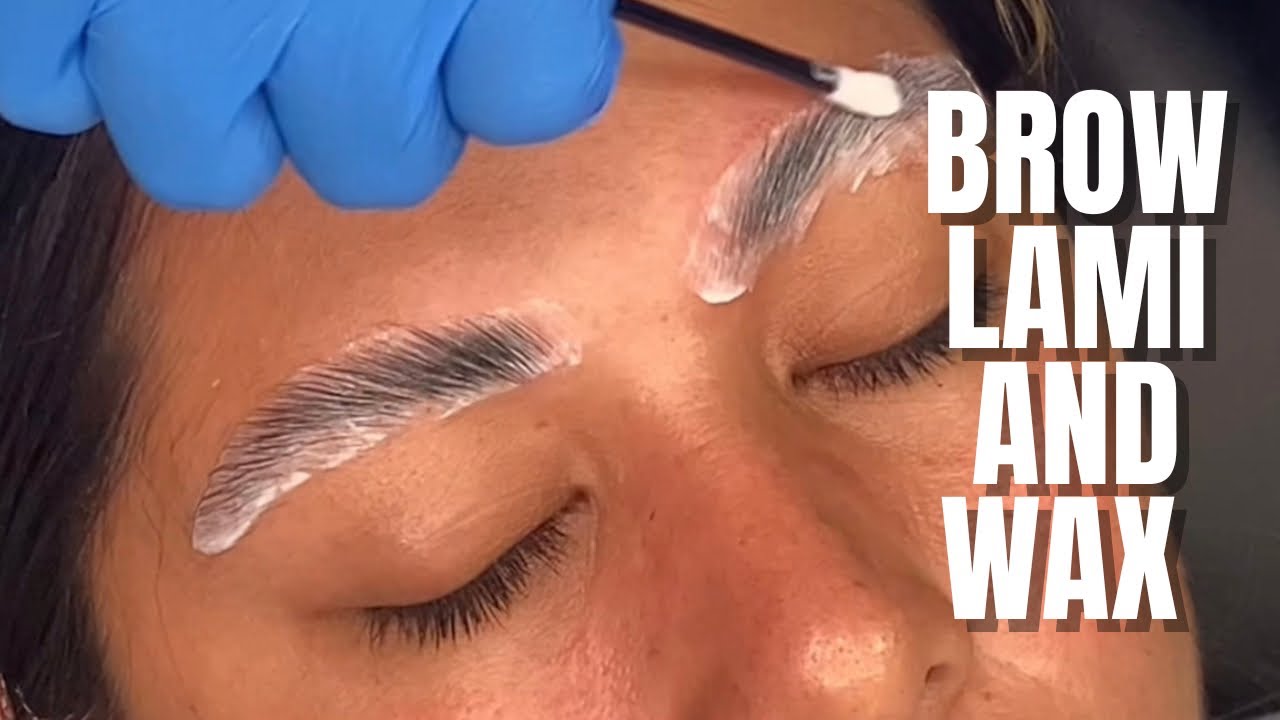 BROW LAMINATION STEP BY STEP - YouTube