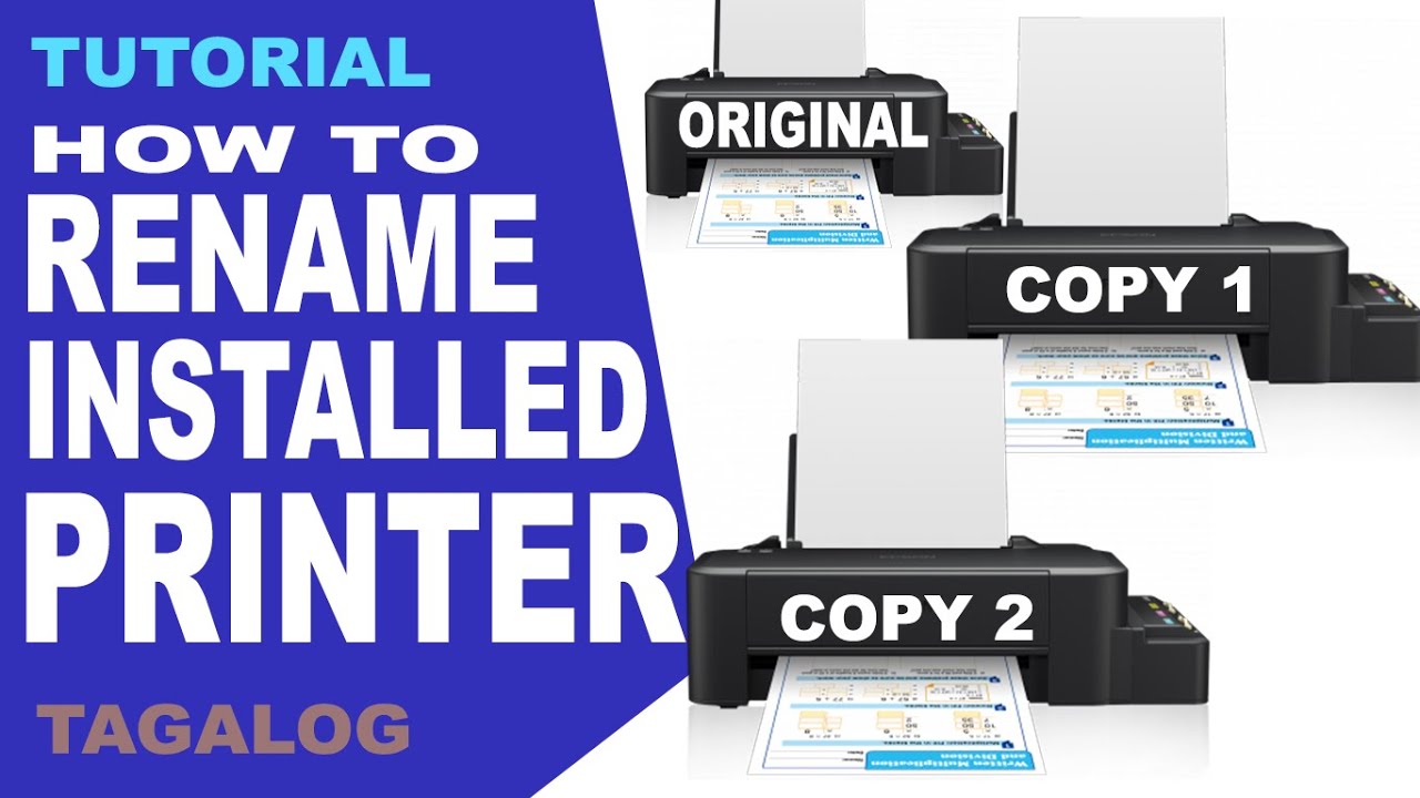 HOW TO RENAME PRINTER IN WINDOWS? - YouTube