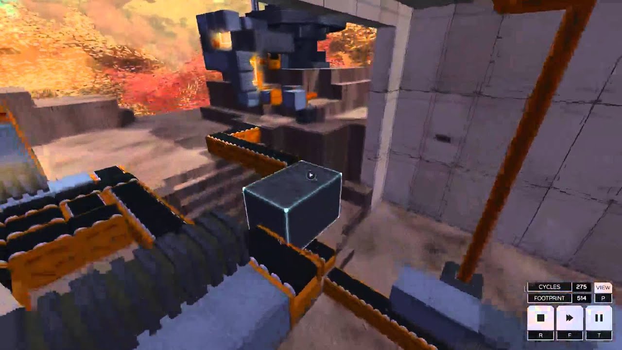 Infinifactory - Resource Site 902.42: Aerial Combat Shuttle - YouTube