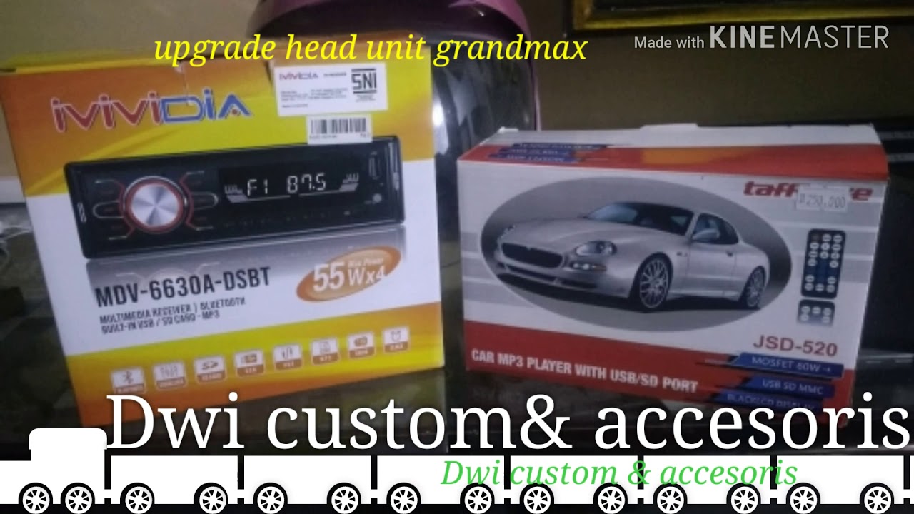 Upgrade head unit grandmax - YouTube