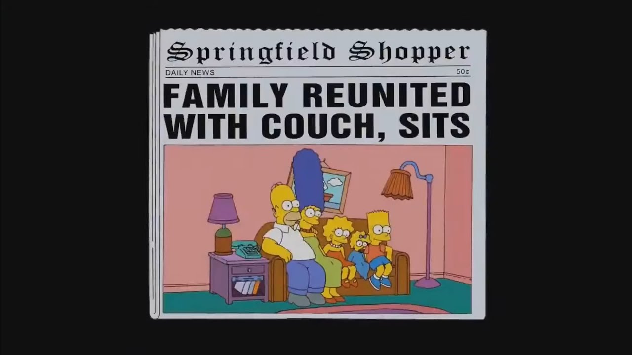 The Simpson - Family Simpsons Chase The Counch In The Journals ...