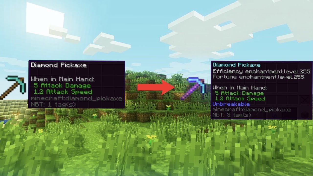 How to get custom enchantment levels on Minecraft Java - YouTube