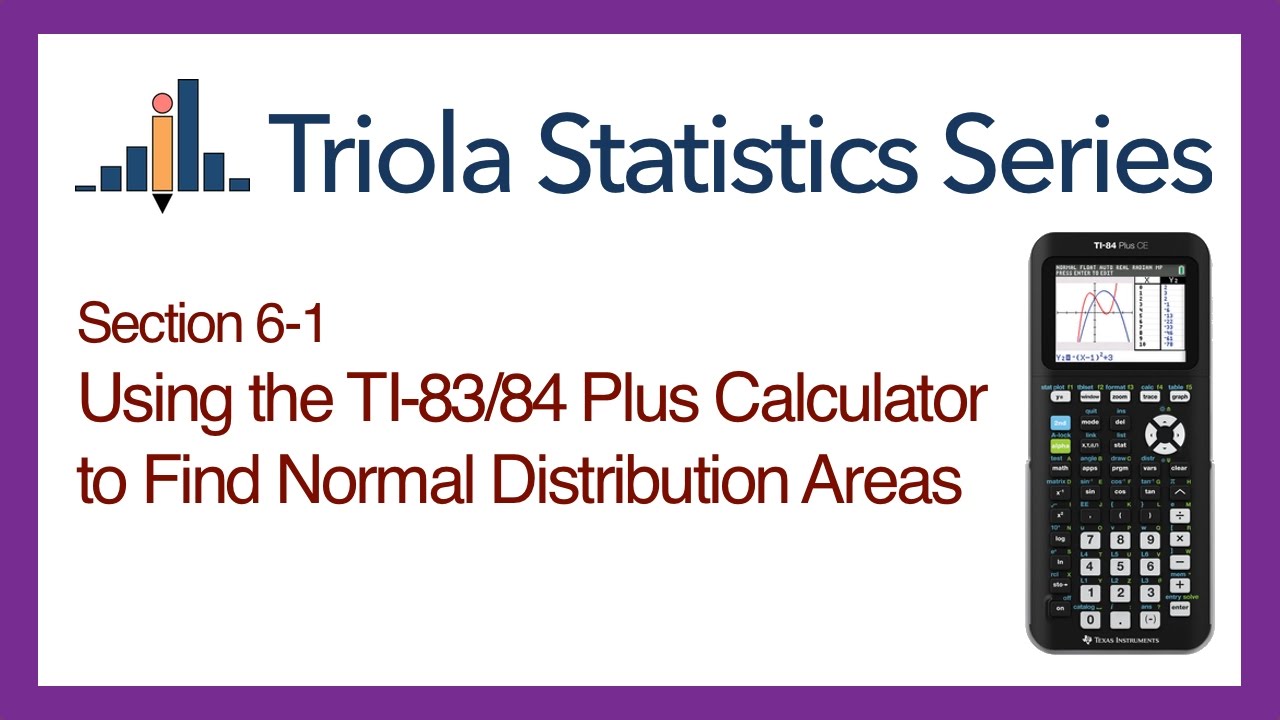 TI 83 84 Section 6 1 Using The TI 83 84 To Find Normal Distribution ti-83-84-section-6-1-using-the-ti-83-84-to-find-normal-distribution