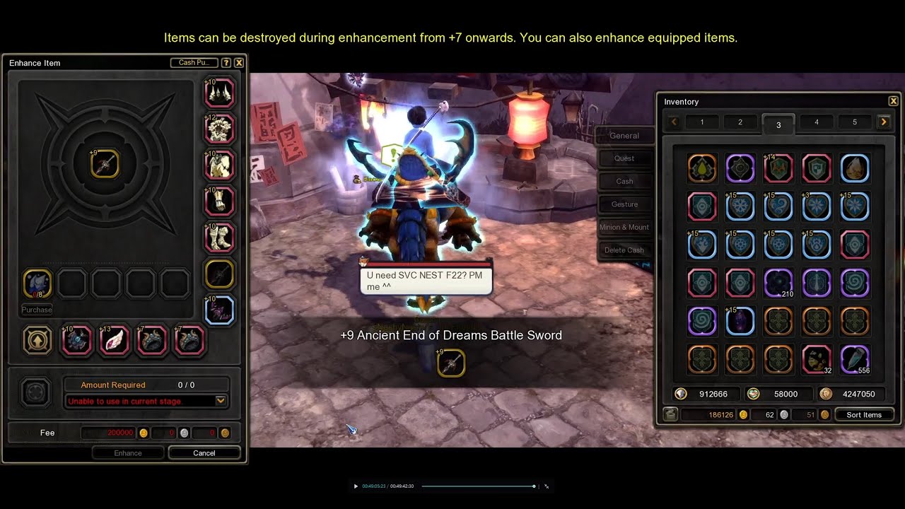 torch farming to enhance eod to +9 - YouTube