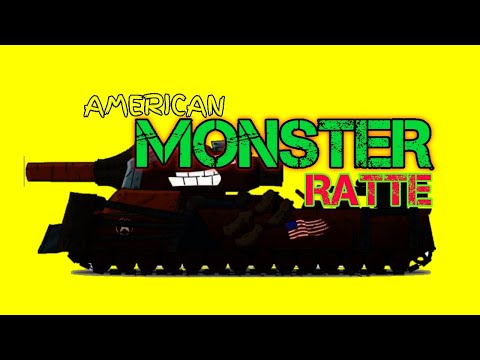 How To Draw a Cartoon Tank American Monster Ratte | Gerand Tank ...