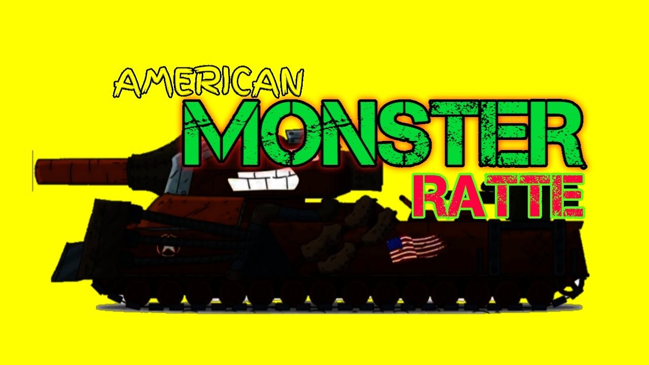 How To Draw a Cartoon Tank American Monster Ratte | Gerand Tank ...