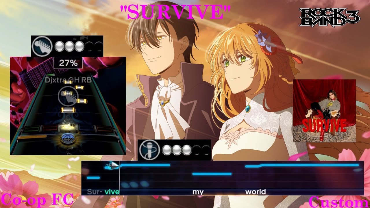 SURVIVE by MindaRyn Co-op FC Rock Band 3 (Custom) - YouTube