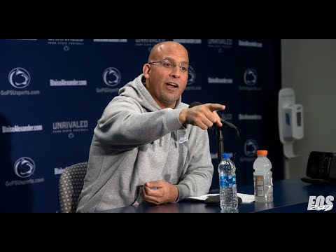 James Franklin's Thanksgiving Themed Michigan State Week Presser - YouTube