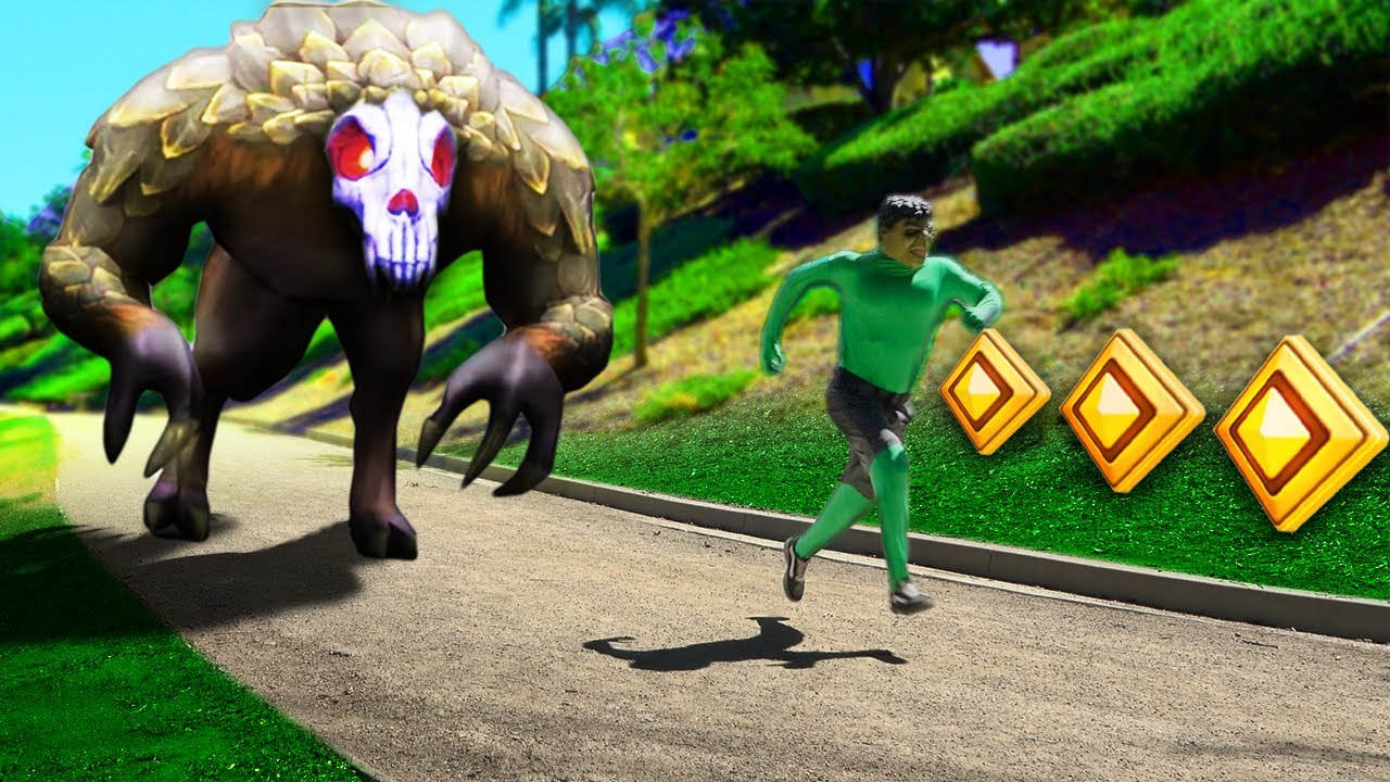 Temple Run Blazing Sands and Lost Jungle in Real Life - YouTube