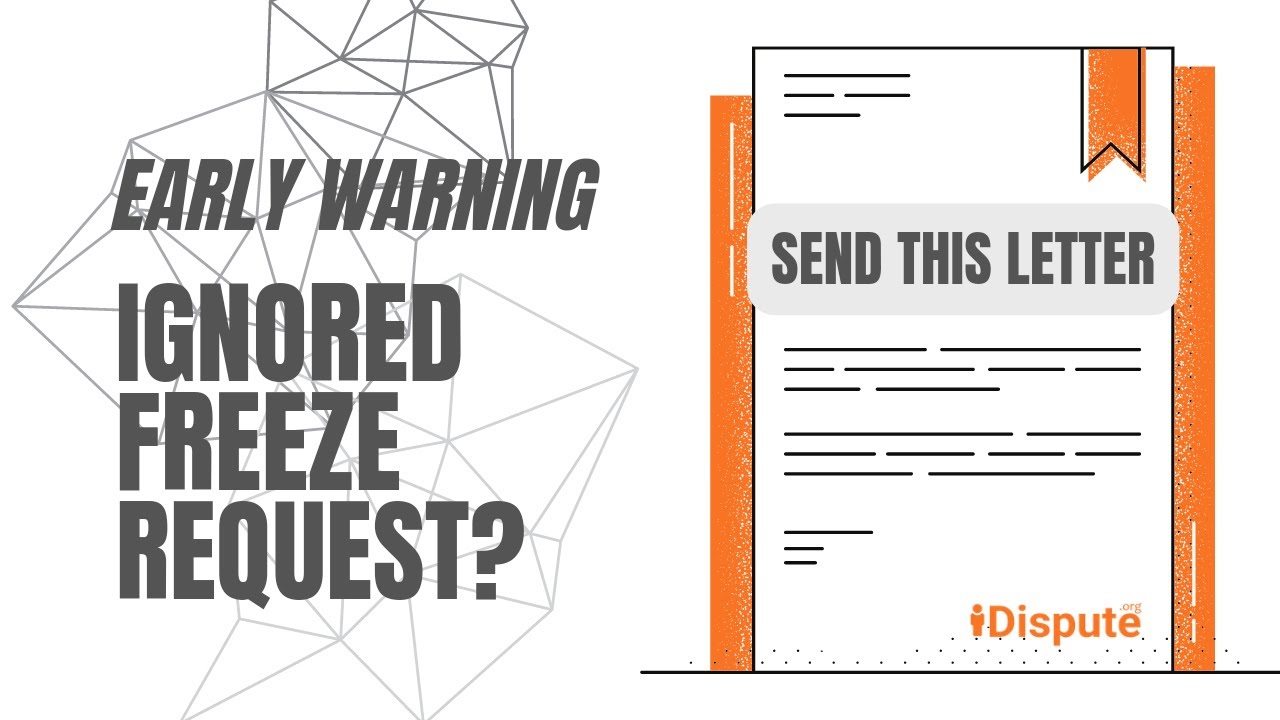 Early Warning Services: How to Write Second Security Freeze Request ...